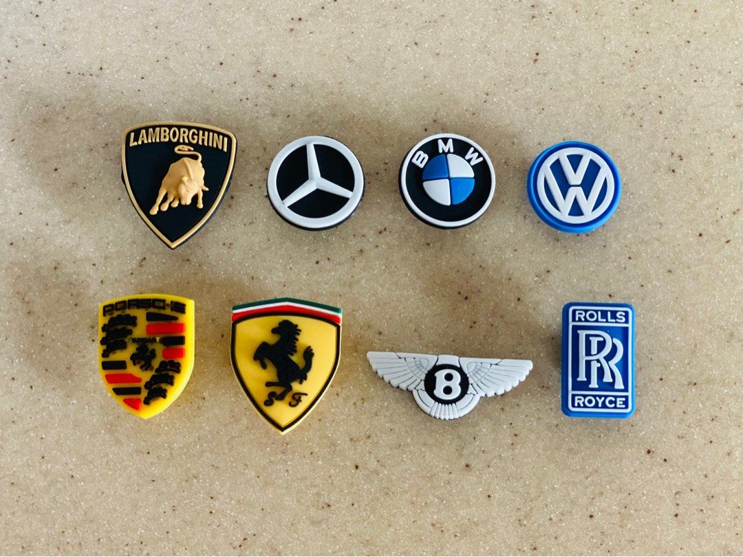 Crocs Jibbitz / Charm / Car Logo, Men's Fashion, Footwear, Shoe inserts ...