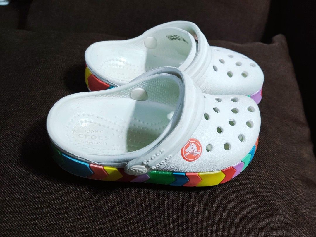 Crocs Preloved C8 fit sa 1 to 3 years old., Babies & Kids, Babies ...