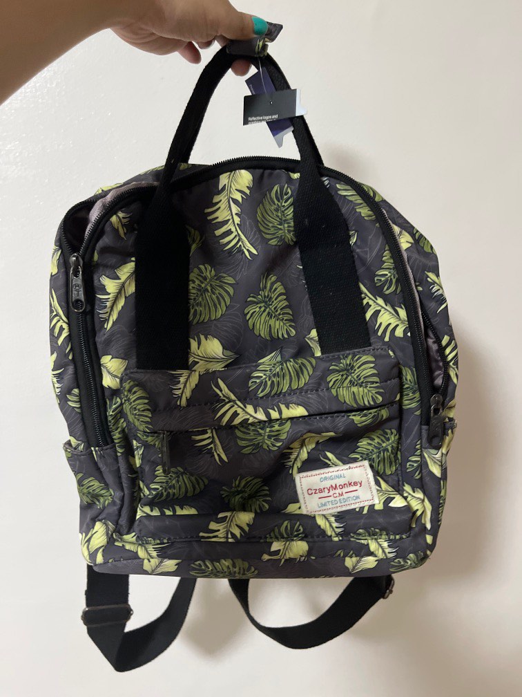 Cute Small Backpack Leafy Design, Women's Fashion, Bags & Wallets ...