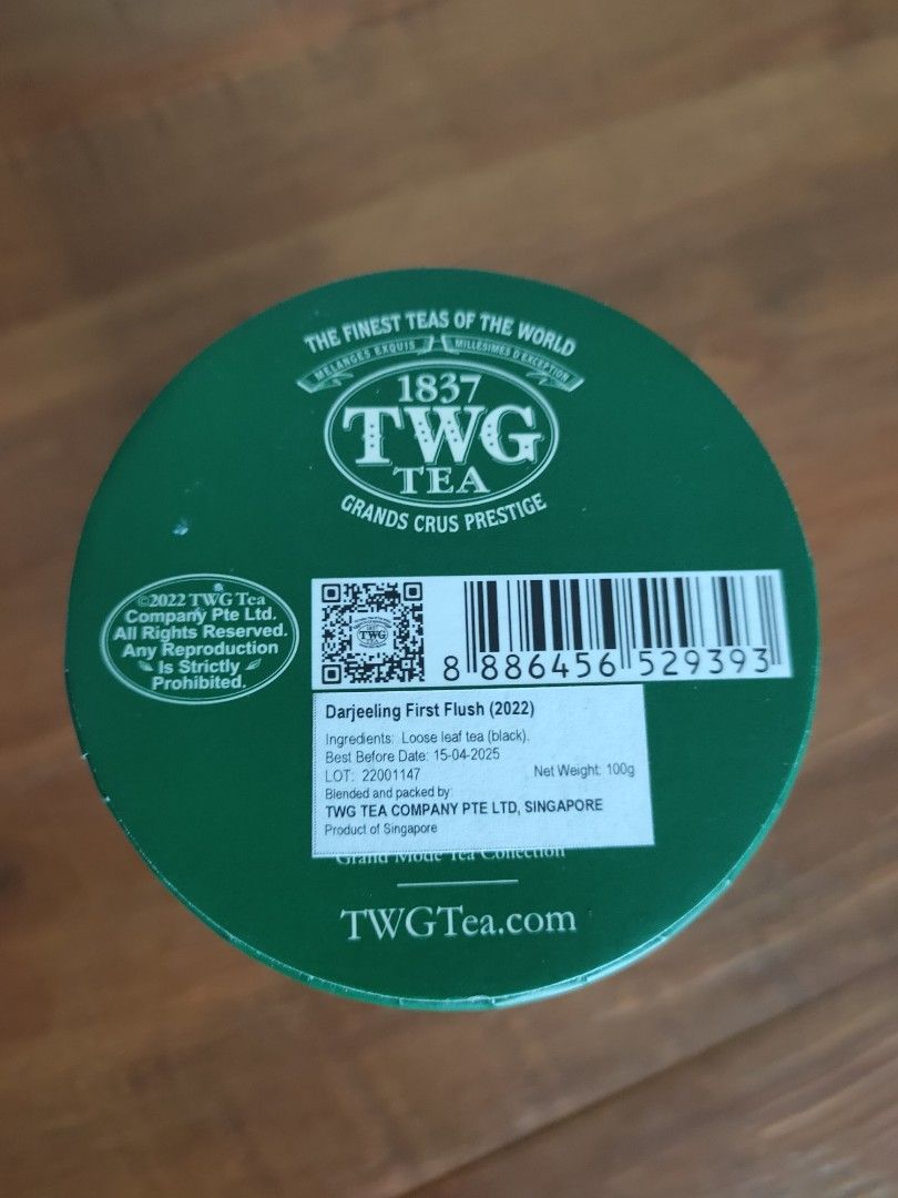 TWG DARJEELING FIRST FLUSH (2022) - GRAND MODE TEA COLLECTION + TWG exclusive Rabbit Angbao ...