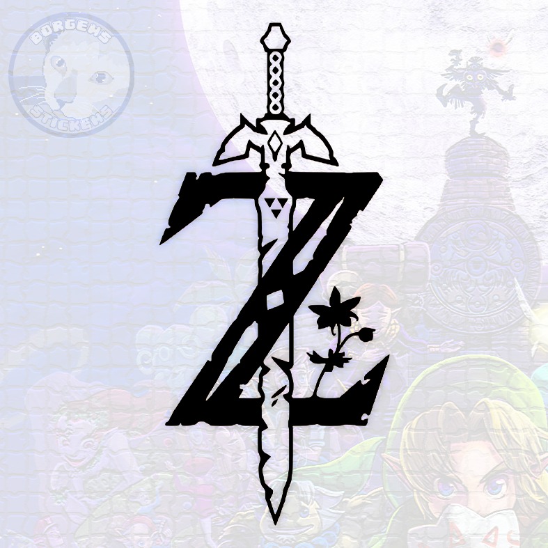[DECAL] Master Sword Breath of the Wild Zelda vinyl sticker Car/PCcase ...