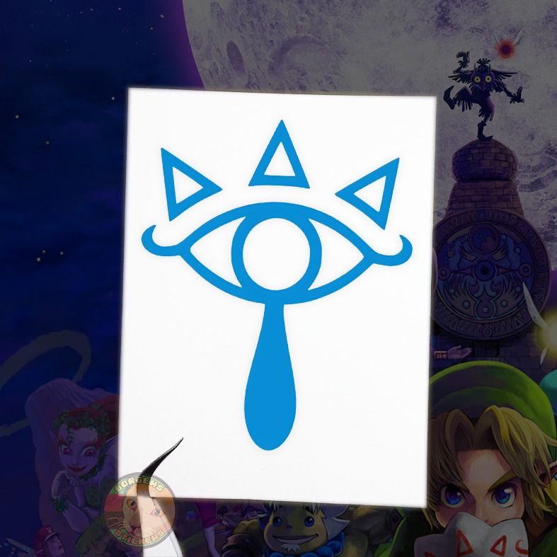 [DECAL] Sheikah Eye The Legend of Zelda vinyl sticker / car sticker ...