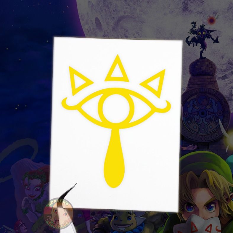 [DECAL] Sheikah Eye The Legend of Zelda vinyl sticker / car sticker ...