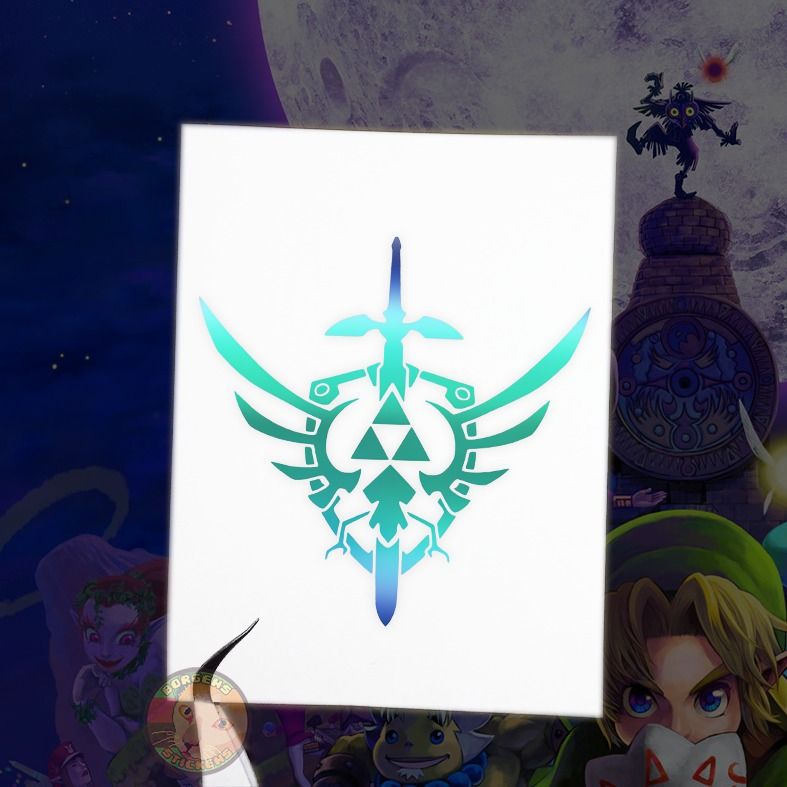 [DECAL] Triforce Master Sword The Legend of Zelda vinyl sticker Car ...