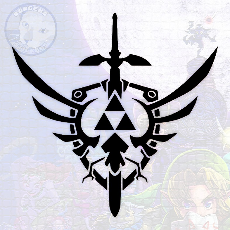 [DECAL] Triforce Master Sword The Legend of Zelda vinyl sticker Car ...