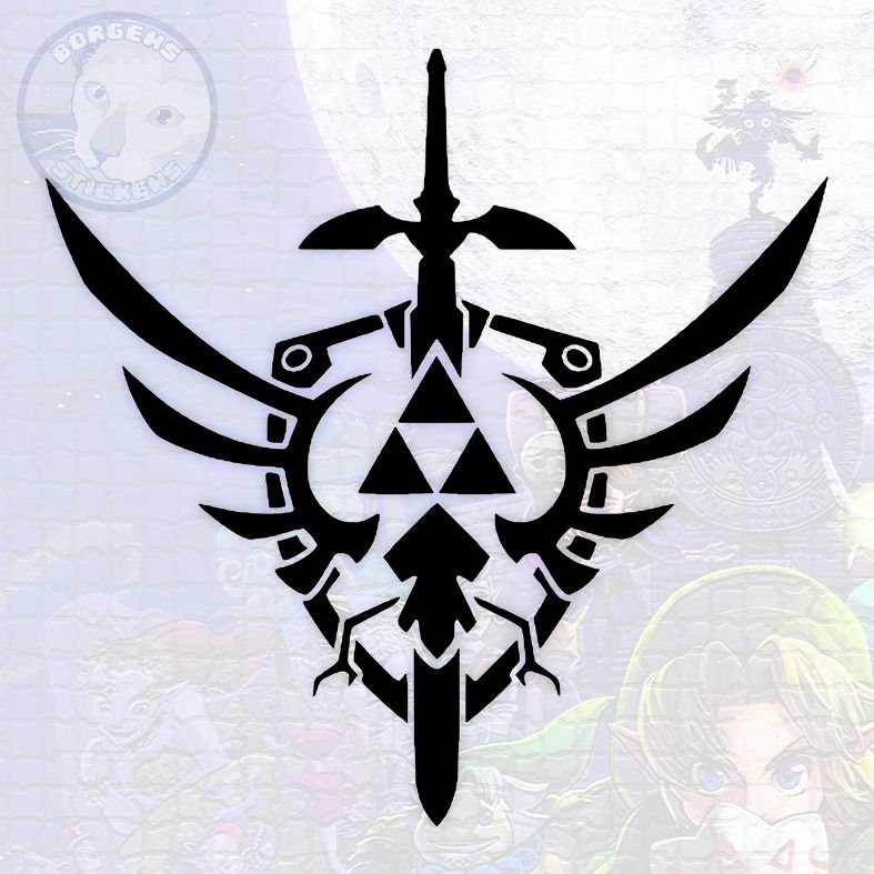 [DECAL] Triforce Master Sword The Legend of Zelda vinyl sticker Car ...