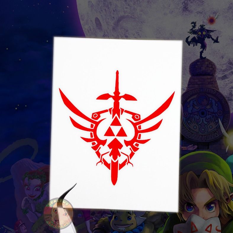 [DECAL] Triforce Master Sword The Legend of Zelda vinyl sticker Car ...