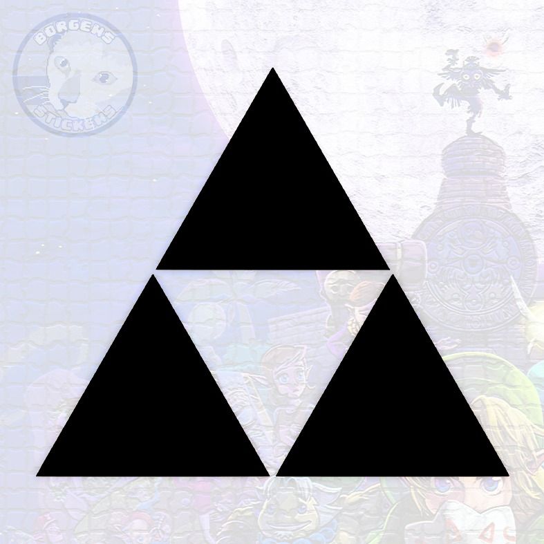 [DECAL] Triforce The Legend of Zelda vinyl sticker / car sticker ...