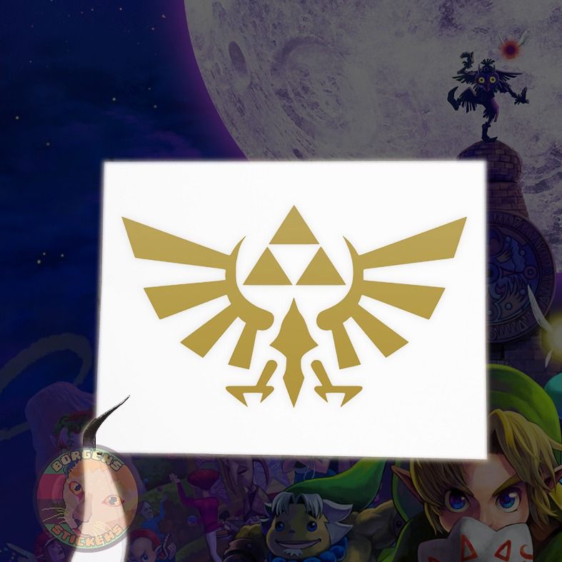 [DECAL] Zelda Triforce ver.2 The Legend of Zelda vinyl sticker Car ...