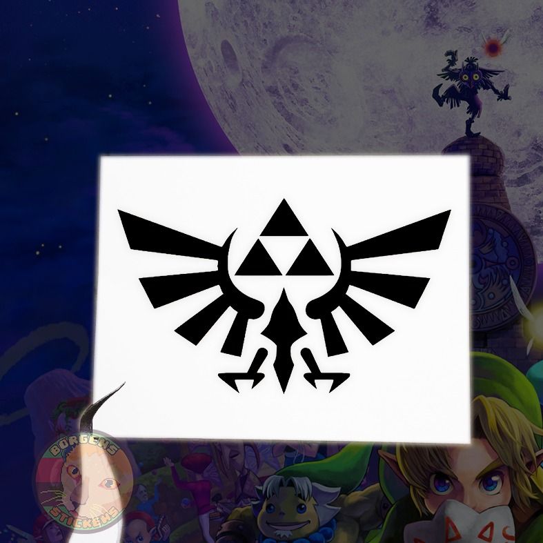 [DECAL] Zelda Triforce ver.2 The Legend of Zelda vinyl sticker Car ...