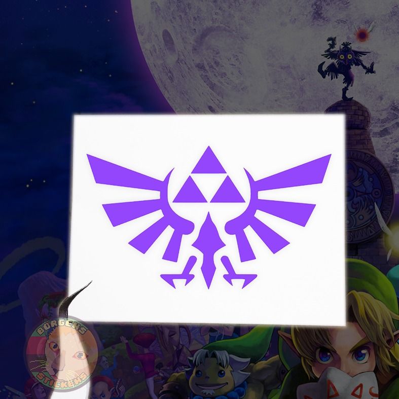 [DECAL] Zelda Triforce ver.2 The Legend of Zelda vinyl sticker Car ...