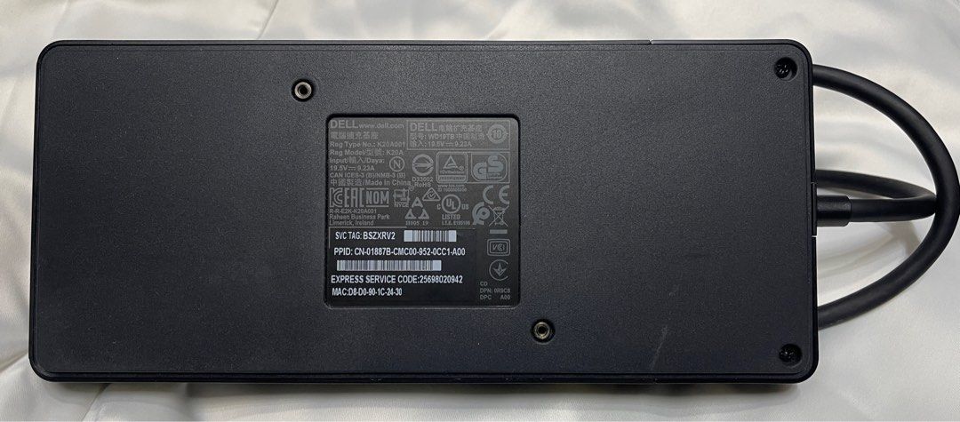 Dell Thunderbolt Dock WD19TBS (with 130W Power Delivery) No 3.5mm Ports ...