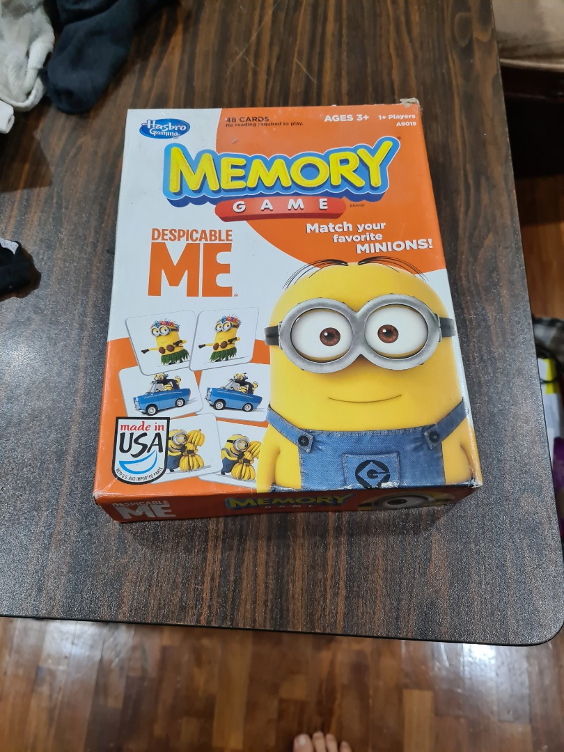 Despicable Me Memory Game, Hobbies & Toys, Toys & Games on Carousell