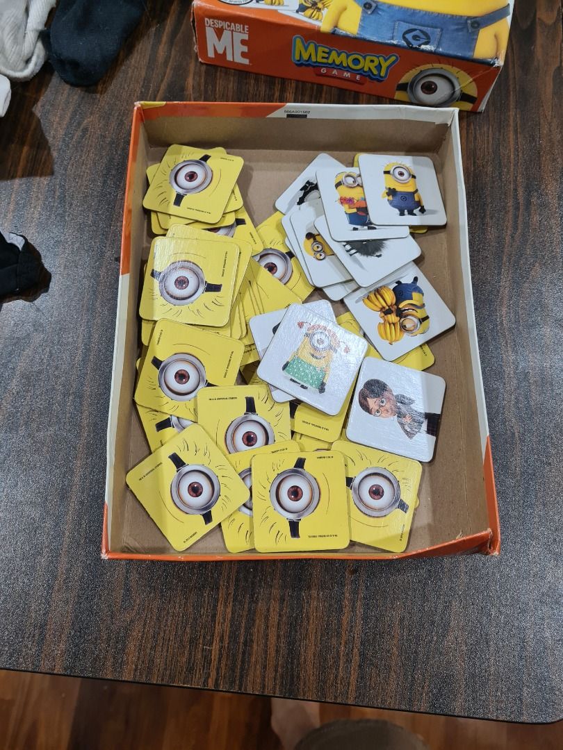 Despicable Me Memory Game, Hobbies & Toys, Toys & Games on Carousell