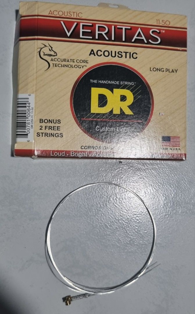 DR guitar string (1st and 2nd only), Hobbies & Toys, Music & Media ...