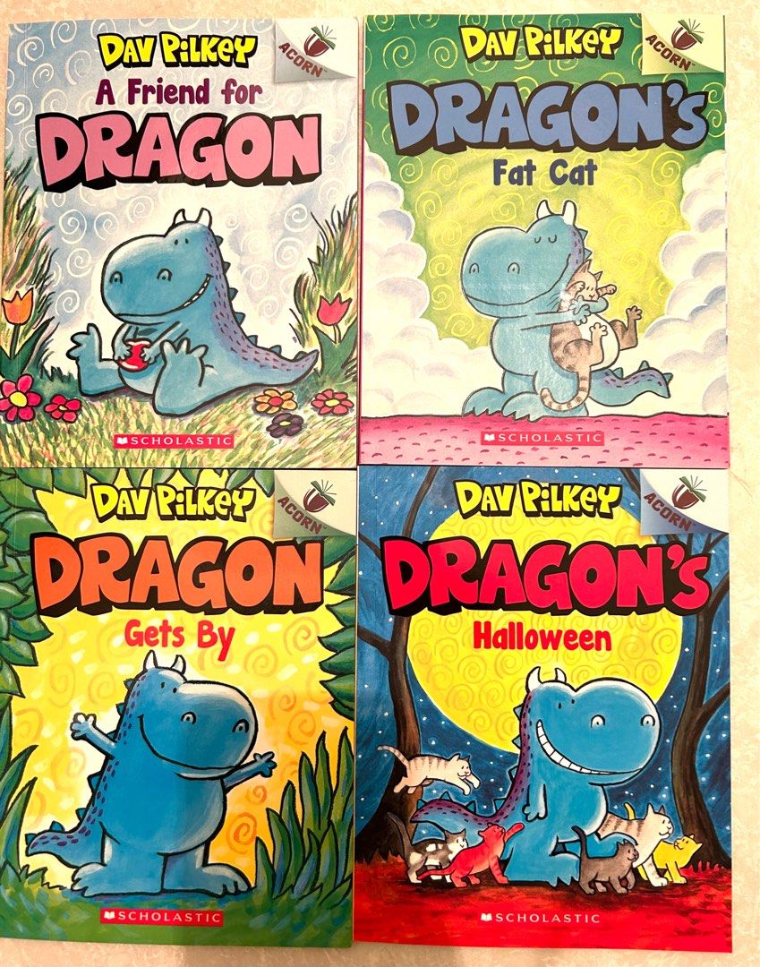 Dragon by Dav Pilkey 英文書繪本, 興趣及遊戲, 書本 & 文具, 小朋友書 - Carousell