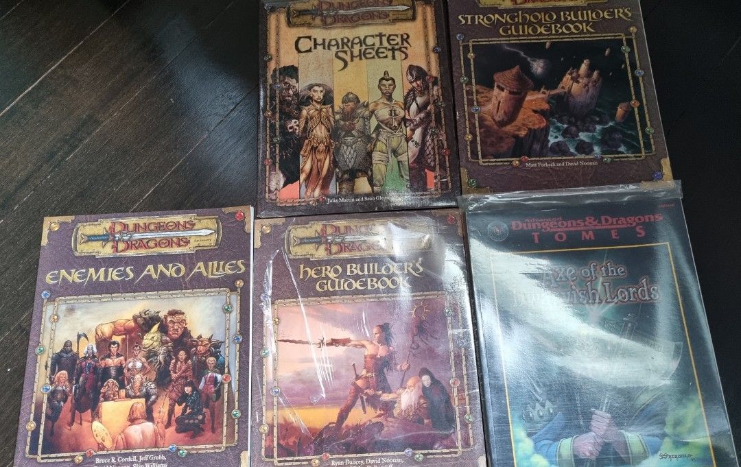 DUNGEONS & DRAGONS D&D books DND Handbooks Character Sheets, Hobbies ...