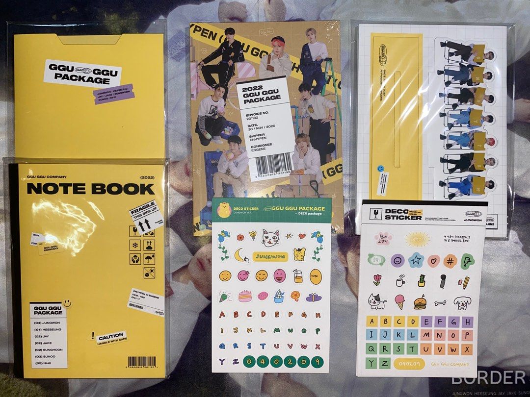 ENHYPEN GGU GGU PACKAGE SET, Hobbies & Toys, Memorabilia & Collectibles ...