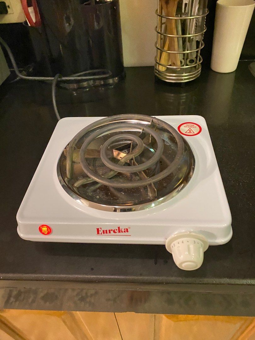 Eureka EES-SCA Electric Stove Single Coil (White), TV & Home Appliances ...