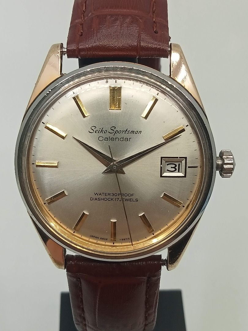 Extremely Rare! Vintage Seiko Sportsman Calendar Model 6602-9981 ...