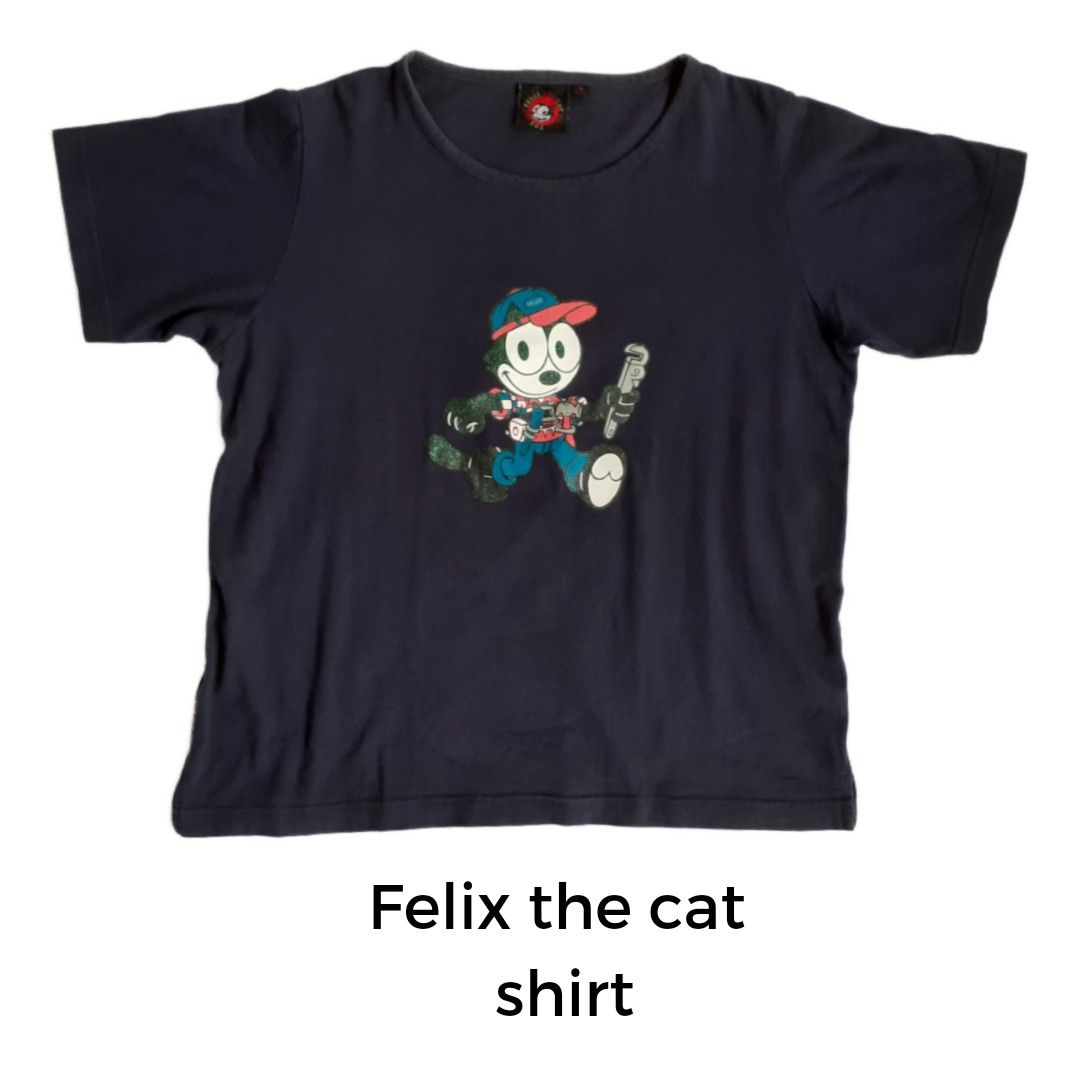 Felix the cat T-shirt, Women's Fashion, Tops, Shirts on Carousell