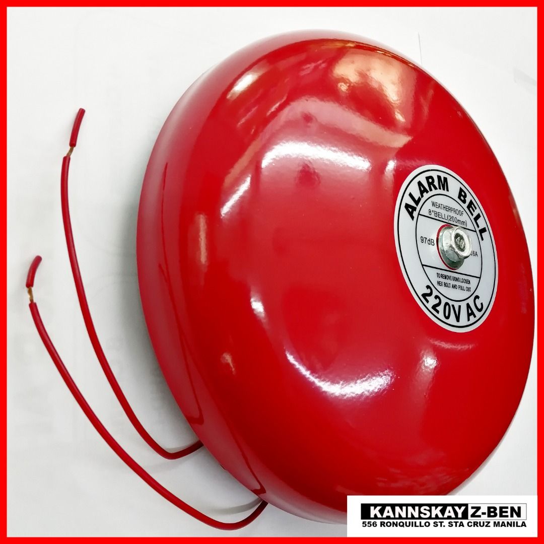 FIRE ALARM BELL 8 INCH (220V AC) on Carousell