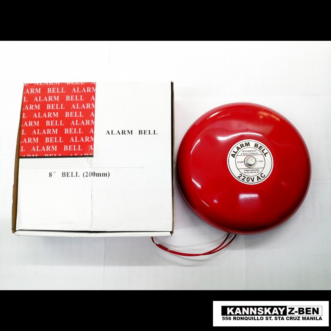 FIRE ALARM BELL 8 INCH (220V AC) on Carousell