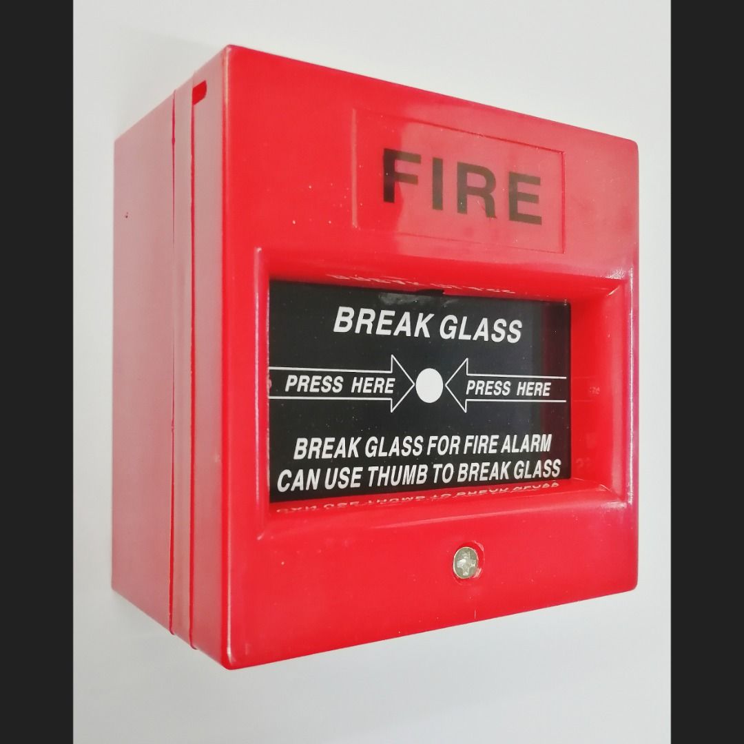 FIRE ALARM SWITCH BREAK GLASS (MANUAL CALL POINT), Furniture & Home ...