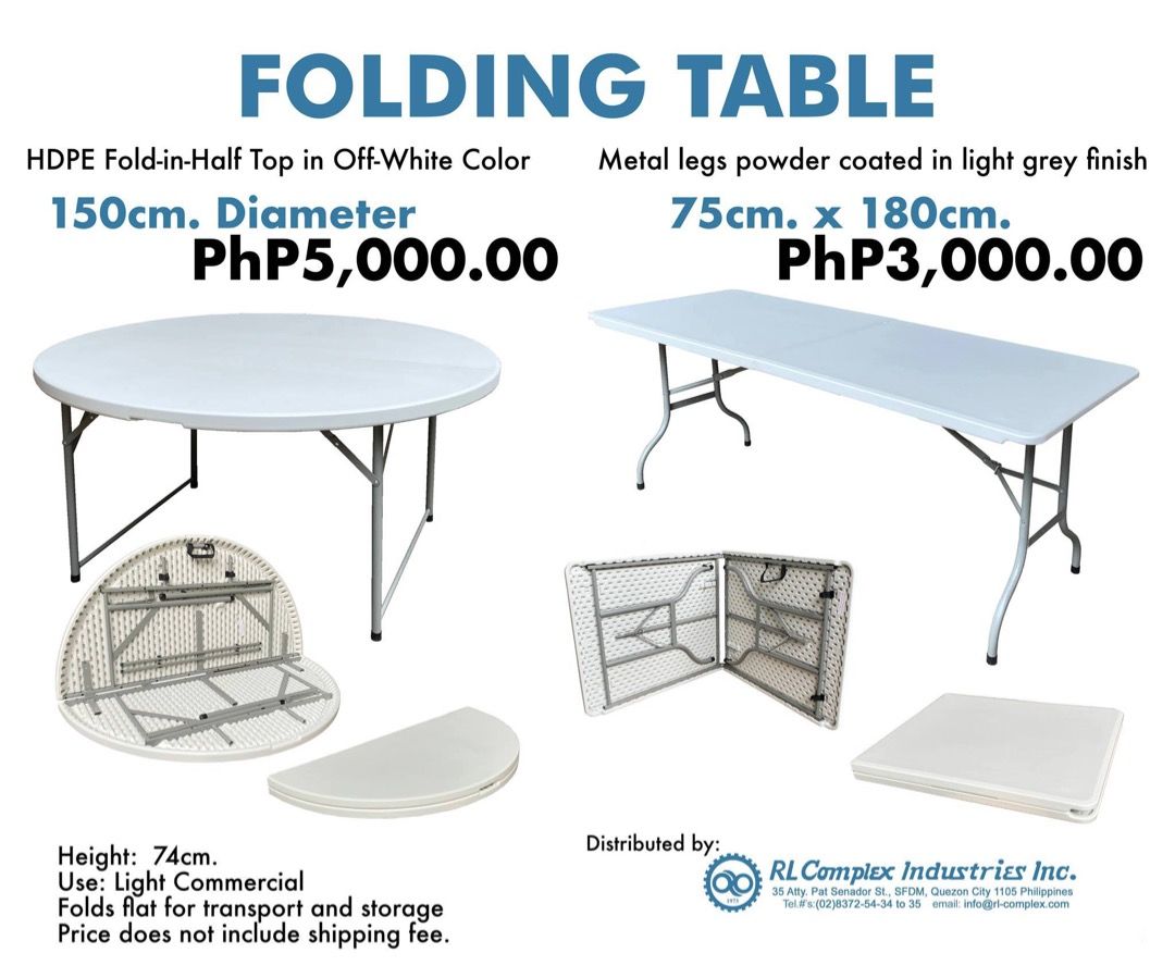 Folding Table, Furniture & Home Living, Furniture, Tables & Sets on Carousell