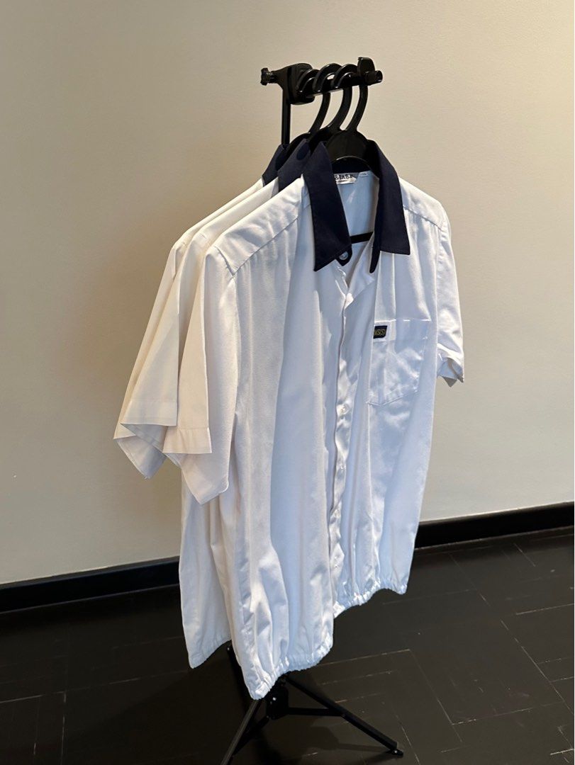 GMSS Uniform Shirt Unisex, Men's Fashion, Tops & Sets, Formal Shirts on ...