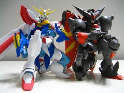 God Gundam & Master Gundam Set - Humable Model - Hyper Mode (Banpresto ...