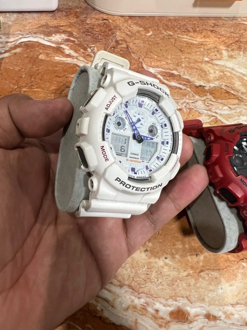Gshock ga100a and gshock ga110gb, Men's Fashion, Watches & Accessories ...