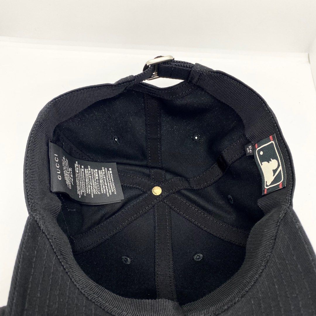 GUCCI BLACK NEW ERA COLLAB BASEBALL CAP 227029284 @, Men's Fashion ...