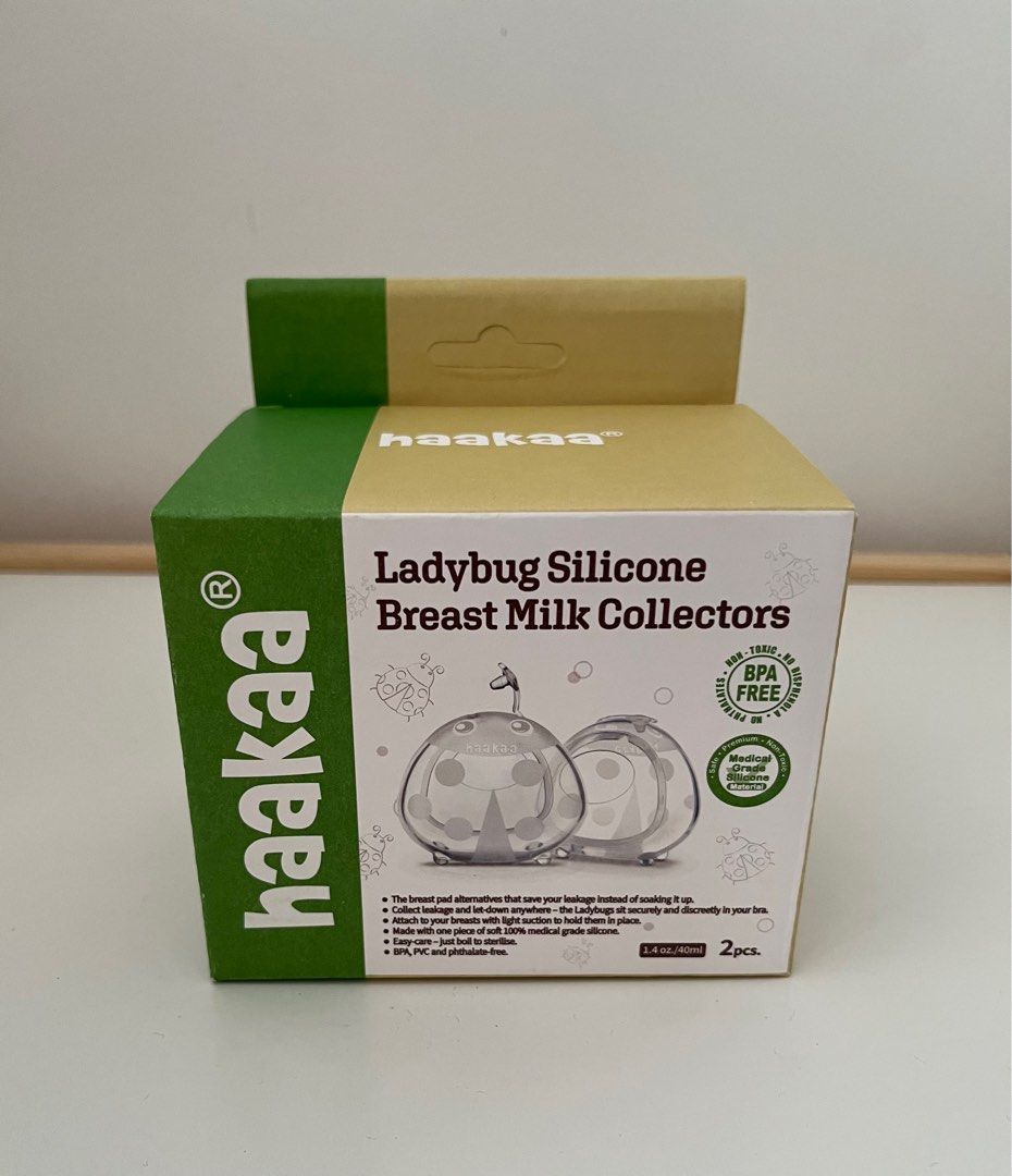 Haakaa Ladybug Silicone Breast Milk Collectors, Babies & Kids, Nursing ...