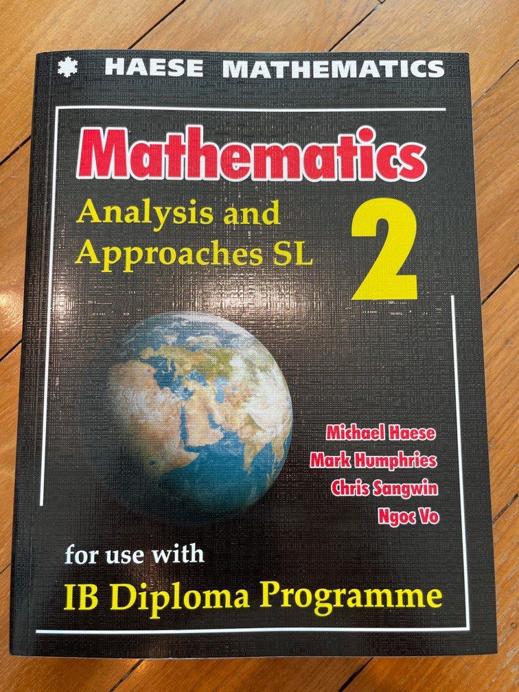 Haese Mathematics Analysis and Approaches SL 2 for IB, Hobbies & Toys ...