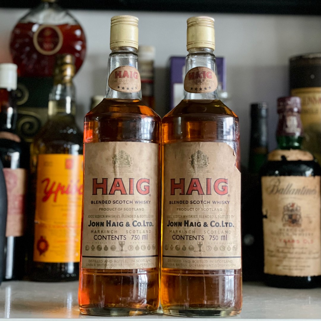 Haig Whisky Gold Label Scotch vintage 1970s 750ml, Food & Drinks ...
