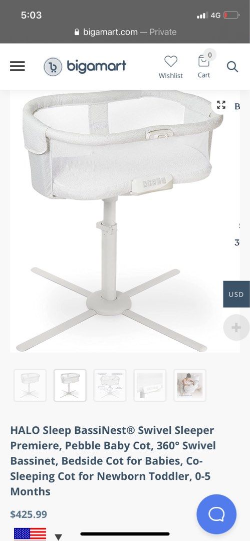 Halo Bassinet, Babies & Kids, Baby Nursery & Kids Furniture, Cots ...