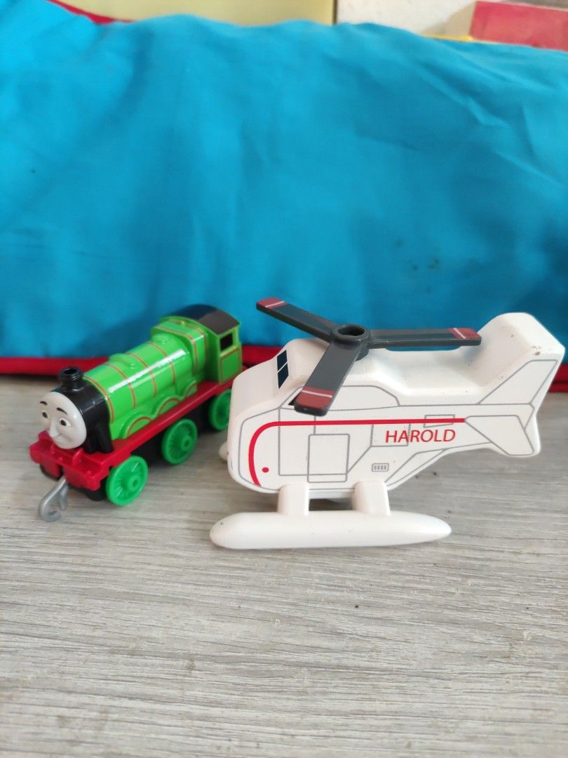 Harold and Henry Thomas Train, Hobbies & Toys, Toys & Games on Carousell