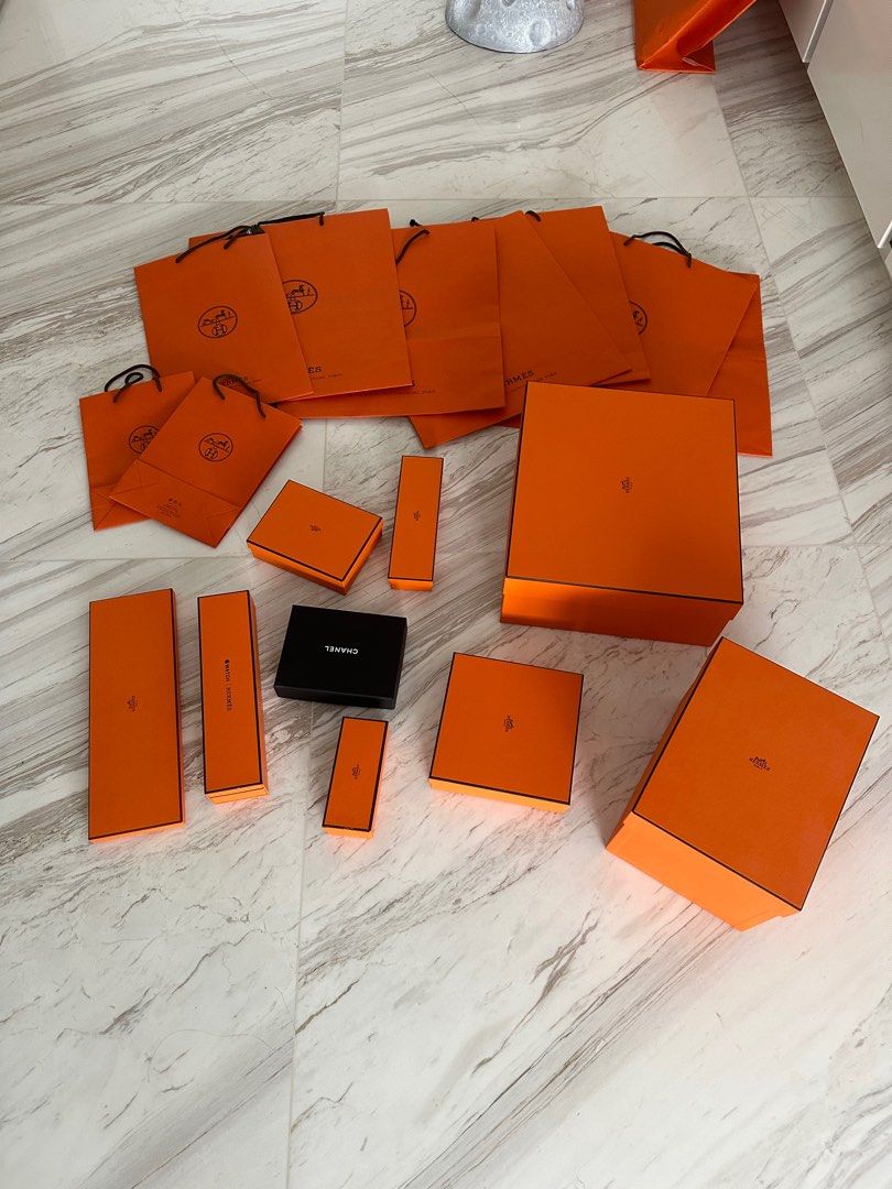 Hermes boxes and bags, Luxury, Accessories on Carousell