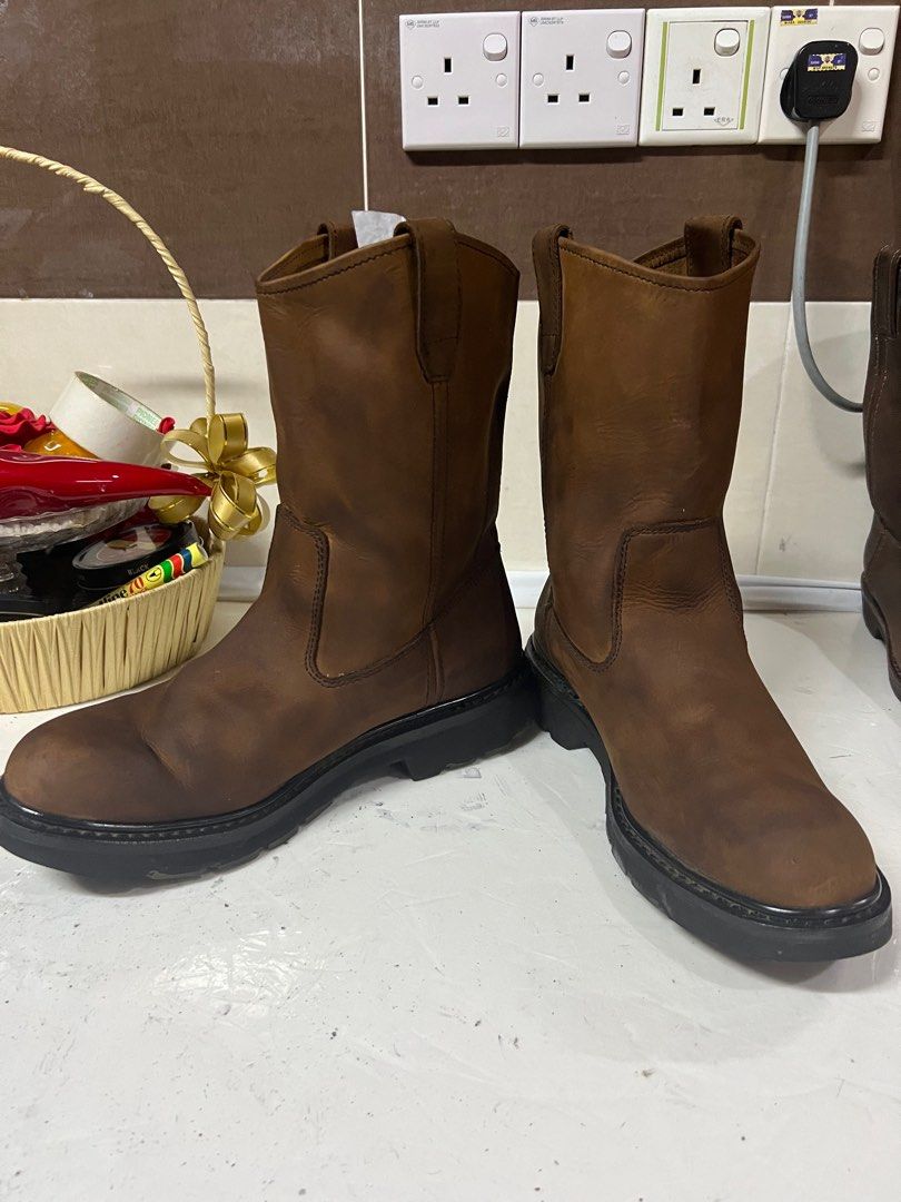 High cut Leather boot Wolverine 10 uk, Men's Fashion, Footwear, Boots ...