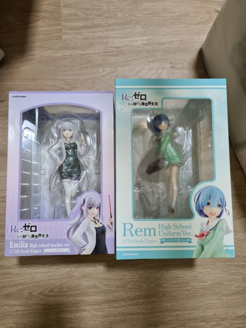 High School Student Rem & High School Teacher Emilia, Hobbies & Toys ...