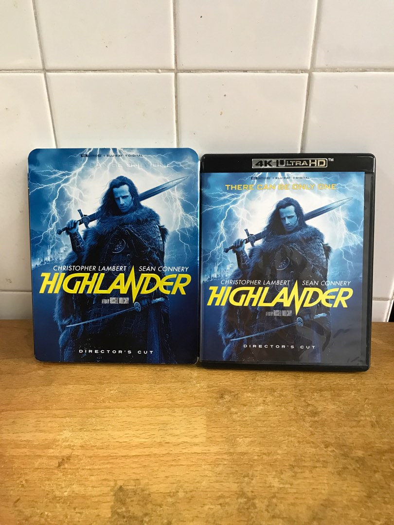 Highlander- 4K Ultra HD & Blu ray & slipcase- Original and genuine ...