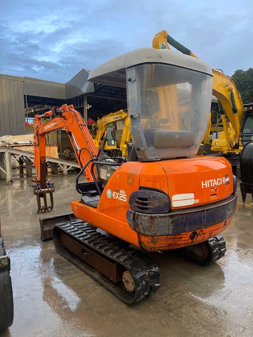 Hitachi EX25 -2 minibackhoe, Special Vehicles, Heavy Vehicles on Carousell