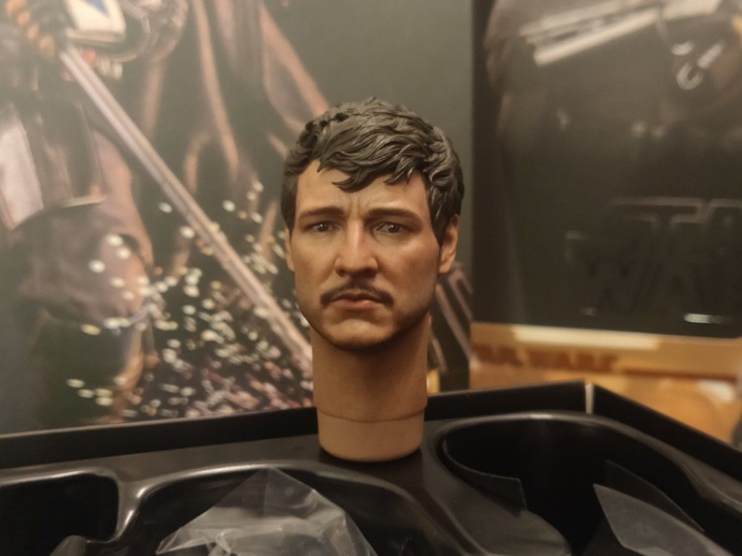 Hottoys TMS052 Mandalorian Din Djarin head sculpt only New Hot Toys 全新 ...