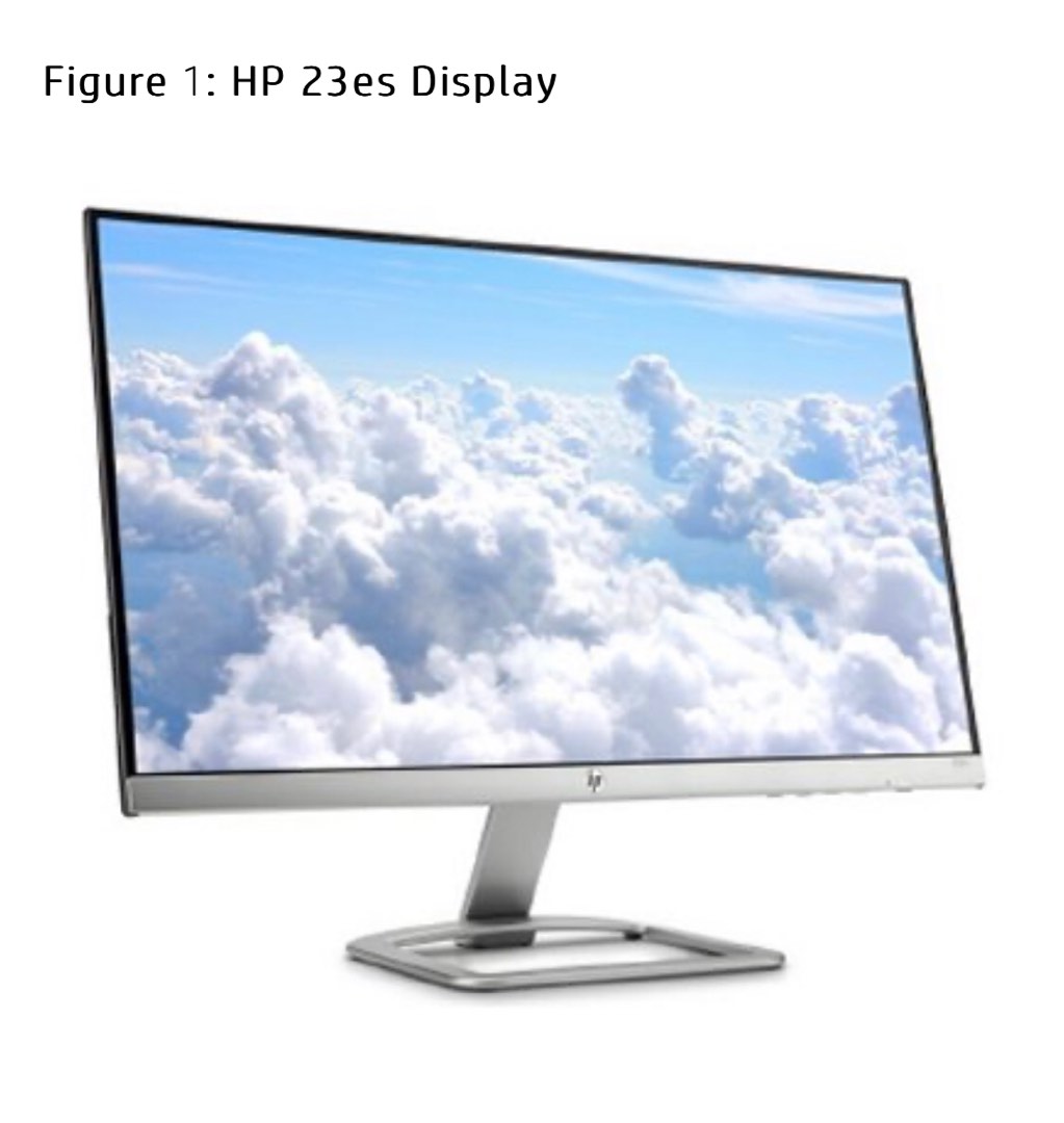 HP monitor 23es Display, Computers & Tech, Desktops on Carousell