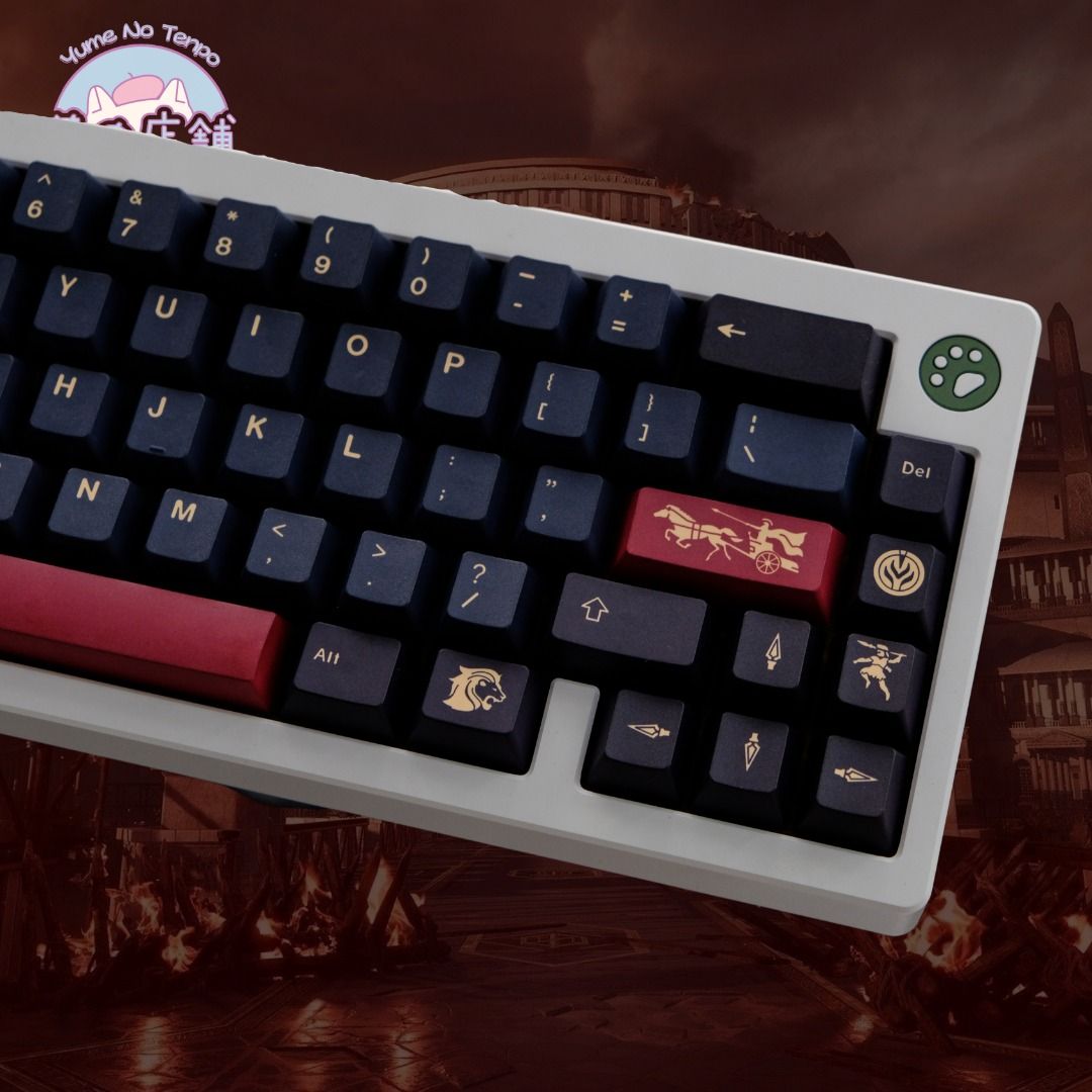 [IN STOCK] Rome Keycaps | English Keycaps | Cherry Profile | PBT Dye ...