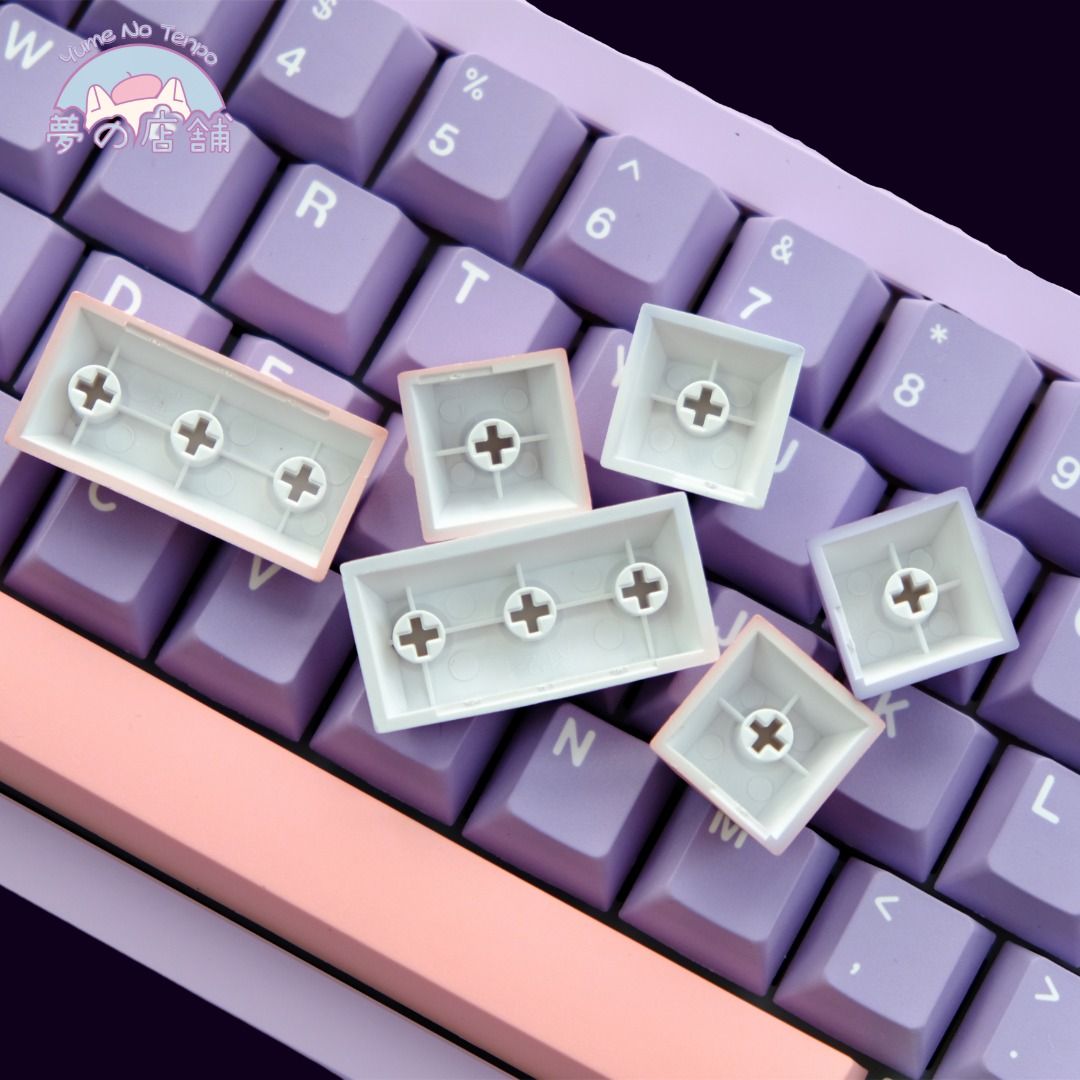 [IN STOCK] Violet Keycaps | English Keycaps | Cherry Profile | PBT Dye ...
