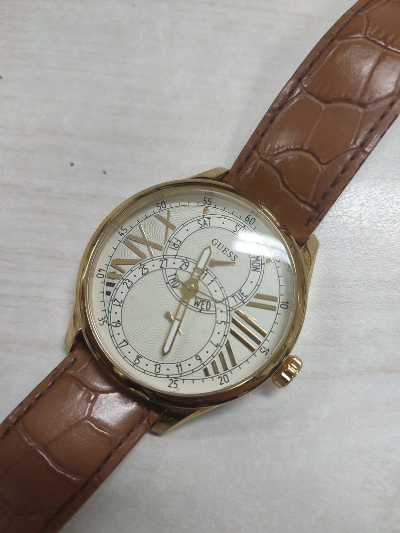 Jam tangan Original Guess Architect, Fesyen Pria, Jam Tangan di Carousell
