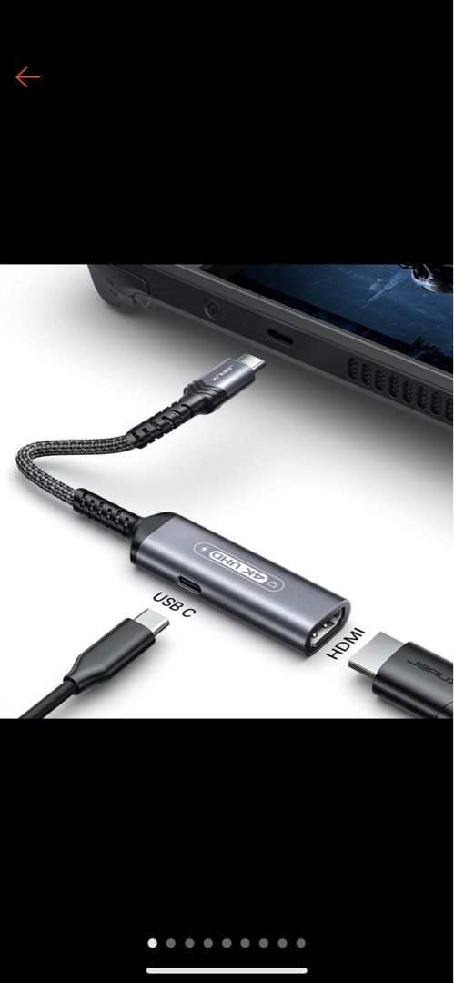 Jsaux 2 in 1 steam deck usbc - HDMI Adapter & charger, Computers & Tech ...