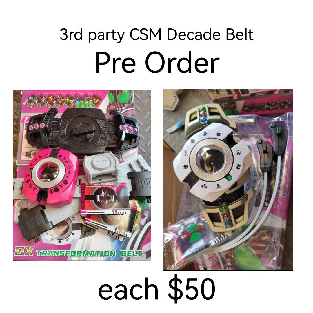 Kamen Rider CSM DECADE 3RD party toy, Hobbies & Toys, Toys & Games on ...